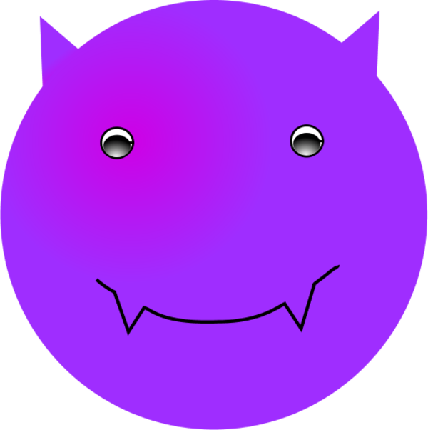 Devil Smiley Face Clip Art N8 - Png Download - Full Size Clipart ...
