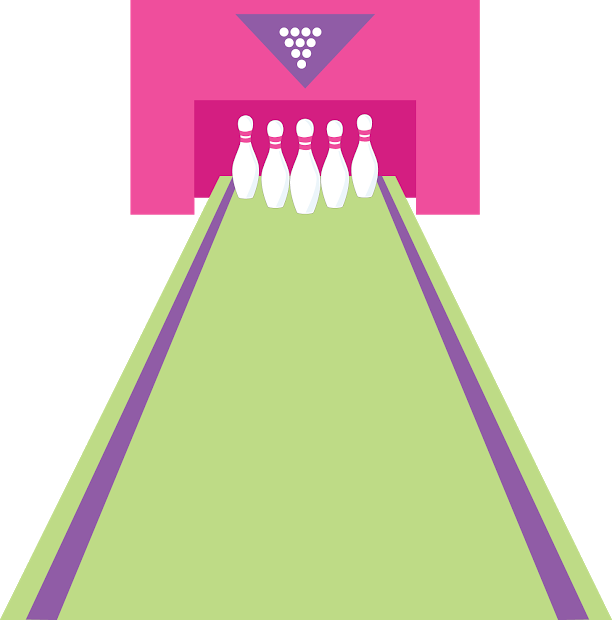 Free Clip Art Bowling Borders - Png Download - Full Size Clipart ...