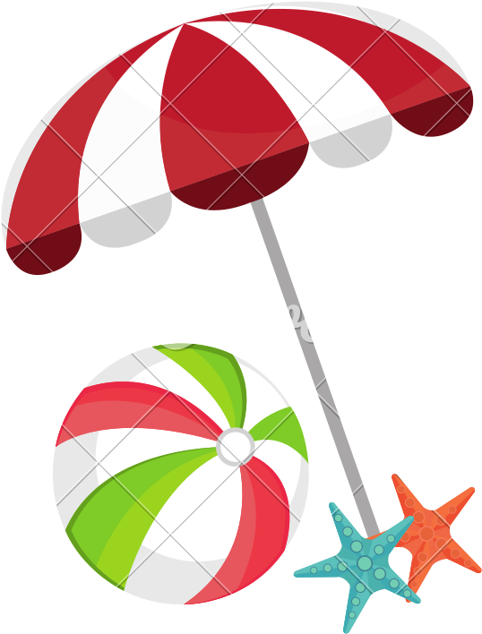 Beach With And Starfish Clipart - Full Size Clipart (#2591494) - PinClipart