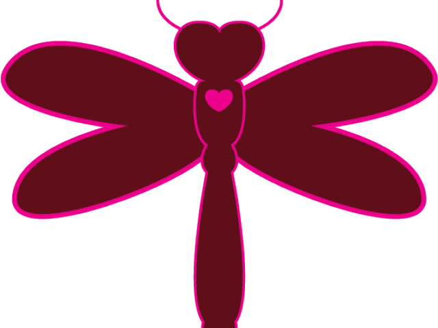 Heart Clipart Clipart Dragonfly - Png Download - Full Size Clipart ...