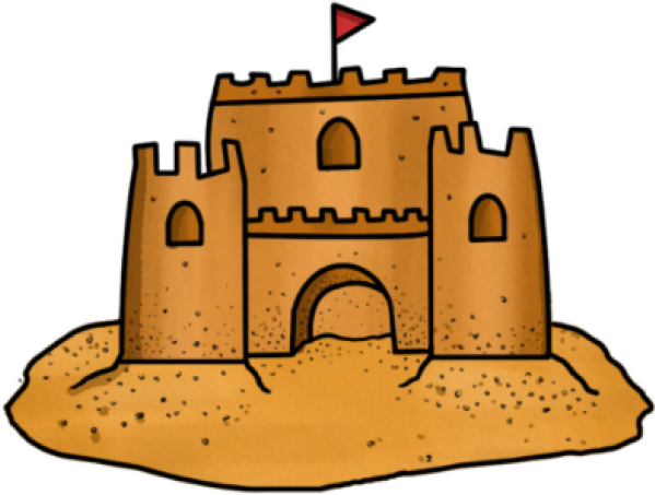 Sand Castle Clipart Clip Art - Png Download - Full Size Clipart ...