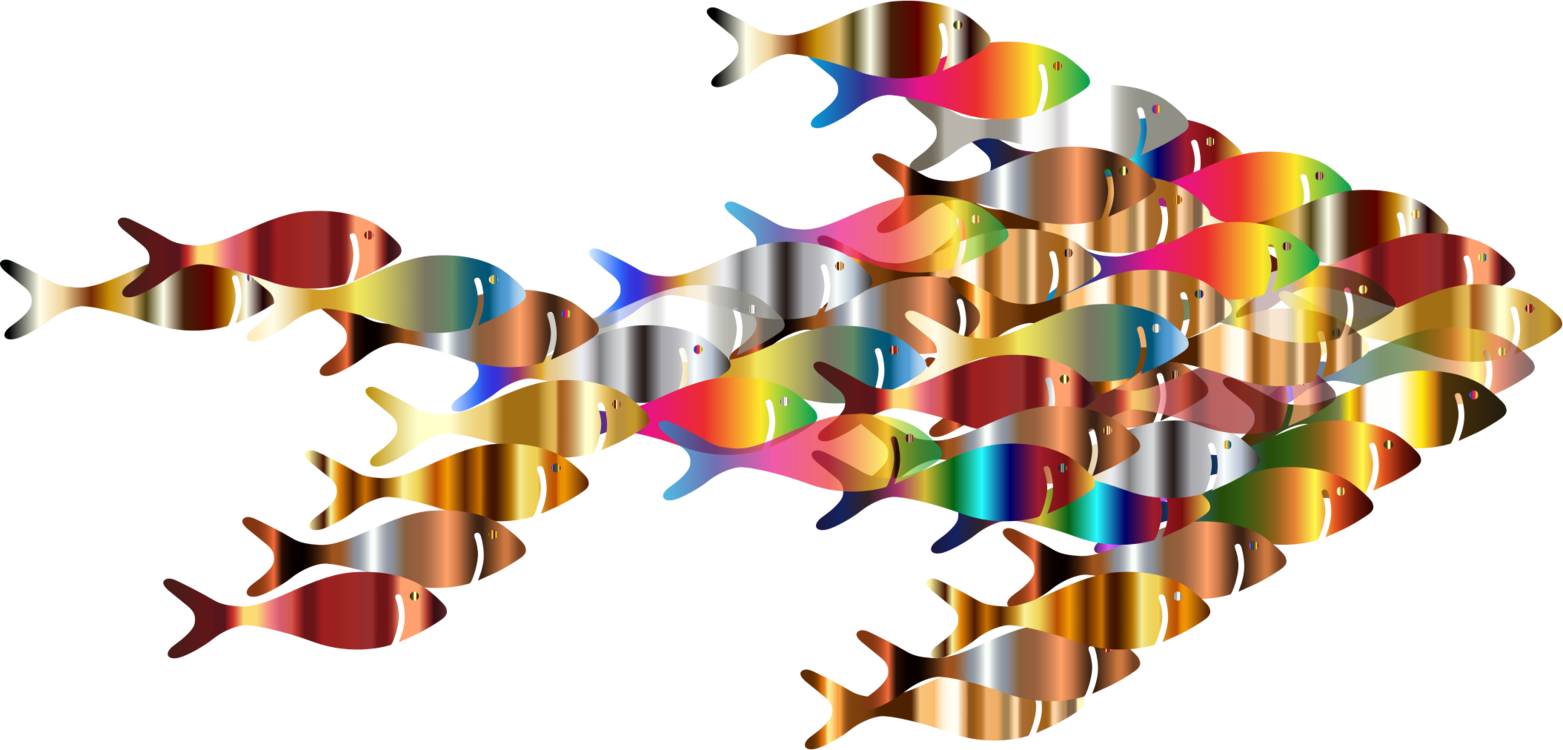 Fractal Fish Computer Icons Windows Metafile Pdf - Fractal Colors ...