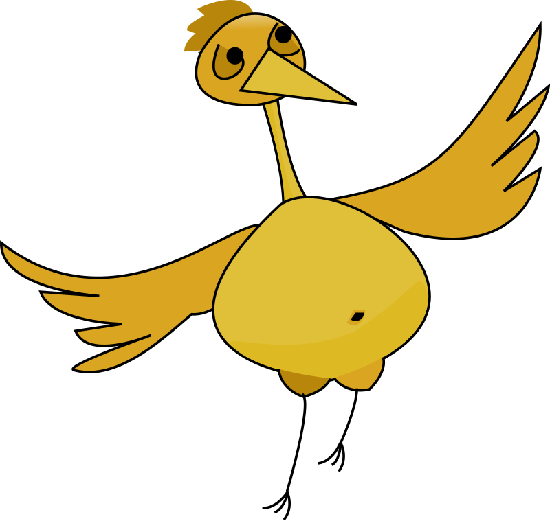 Duck Chicken Bird Dance Animal - Hd Dancing Cartoon Bird Clipart - Full ...