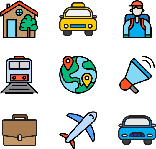 Travel - Flat Icon Employee Clipart - Full Size Clipart (#264934 ...