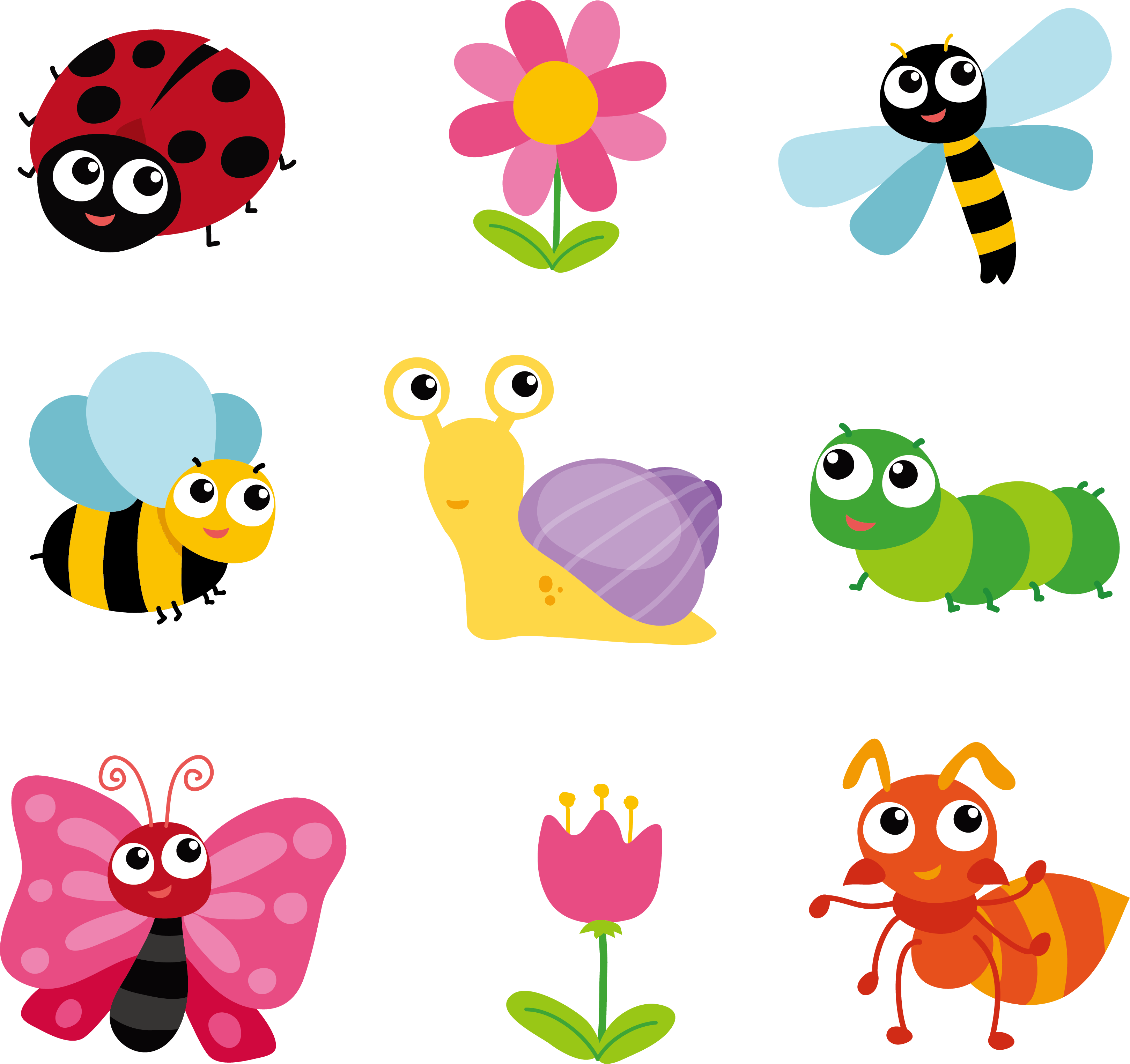 Flowers Clipart Insect - Png Download - Full Size Clipart (#2606564 ...