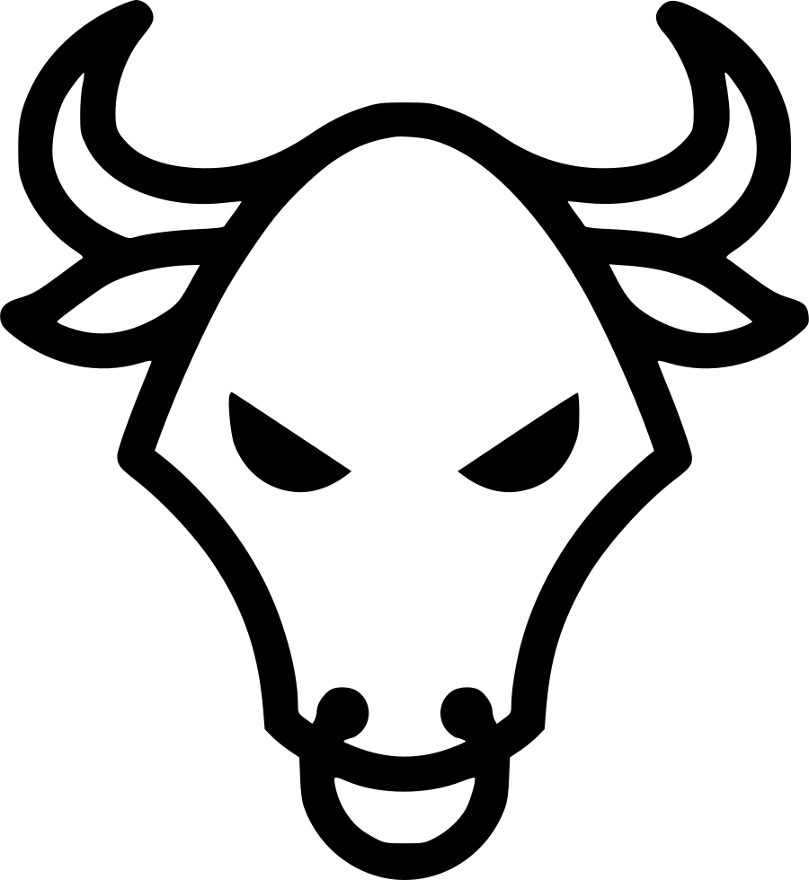 Clip Free Download Bull Svg Symbol - Png Download - Full Size Clipart ...