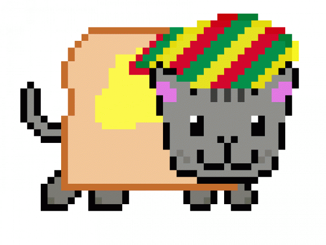 Nyan Cat Clipart - Png Download - Full Size Clipart (#2616949) - PinClipart