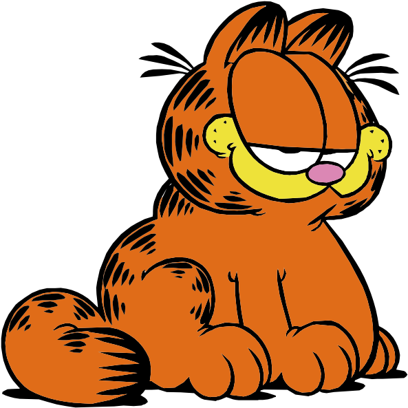 Garfield Somnoros - Clipart - Full Size Clipart (#2620080) - PinClipart