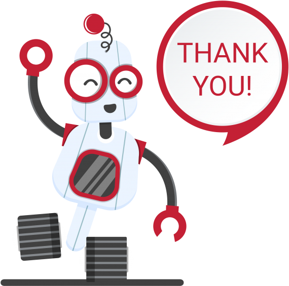 Thank You Robot 04admin2018 01 15t14 Clipart - Full Size Clipart ...