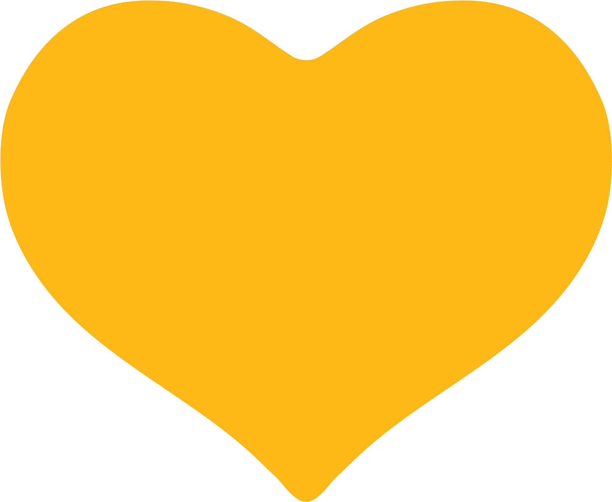 Yellow Heart Png Clipart Transparent Png - Full Size Clipart (#2625104 ...