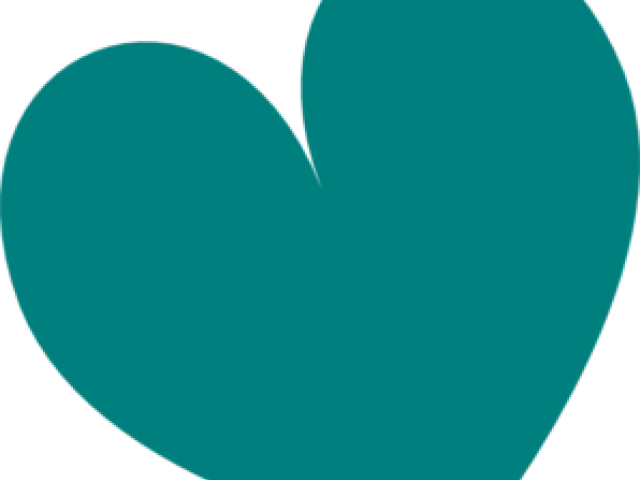 Download Teal Clipart Heart - Png Download (#2626492) - PinClipart