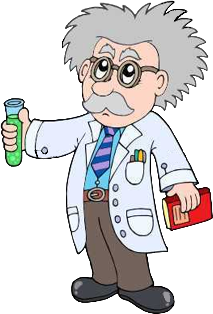 Scientist Cartoon Clip Art - Png Download - Full Size Clipart (#2628372 ...