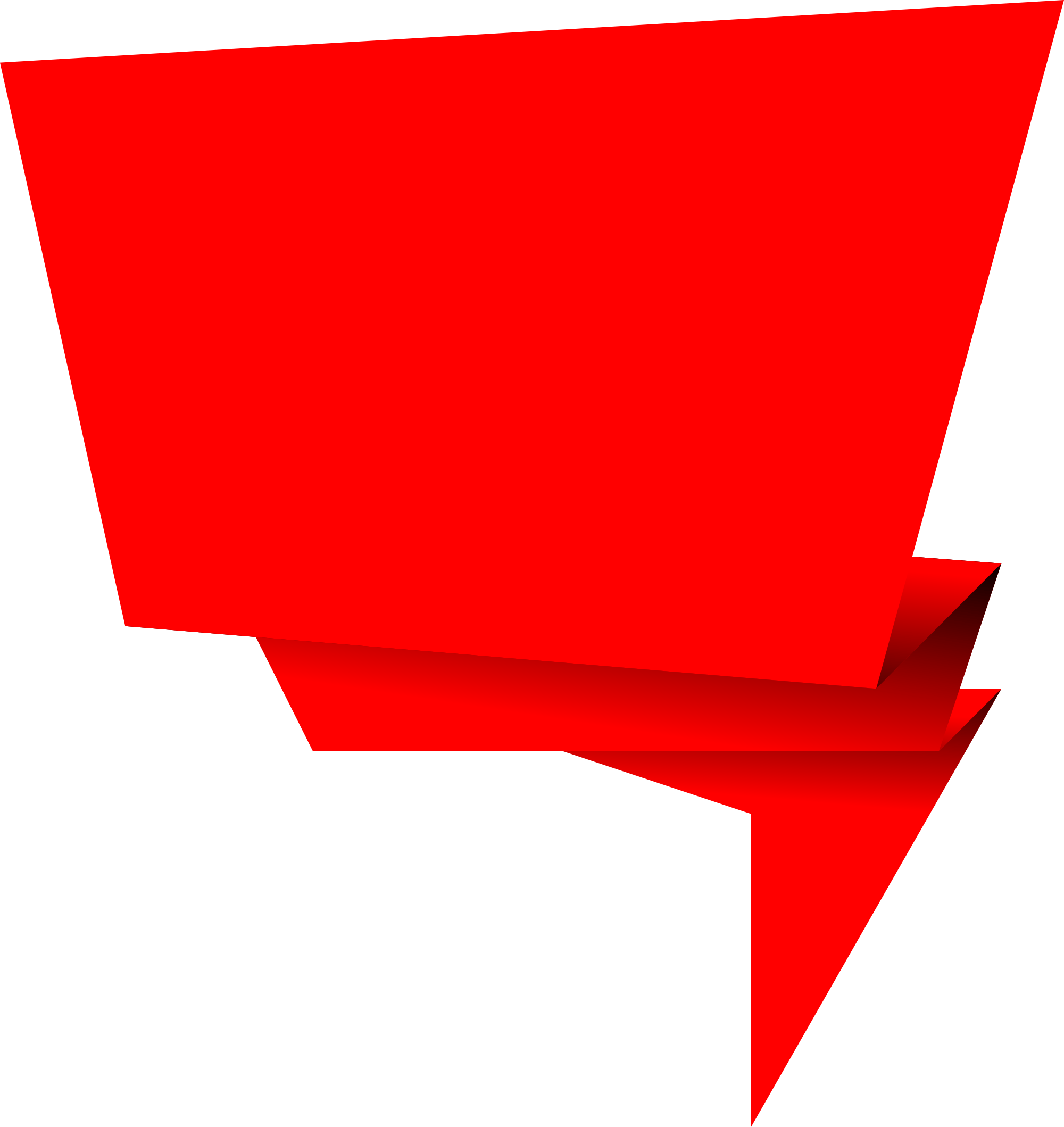 6 Origami Speech Bubble Banner Vector Png Transparent Clipart - Full ...