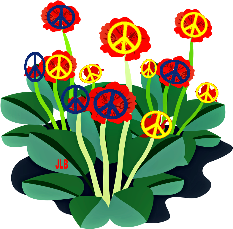 Red Flower Clipart Groovy - Png Download - Full Size Clipart (#2651153 ...