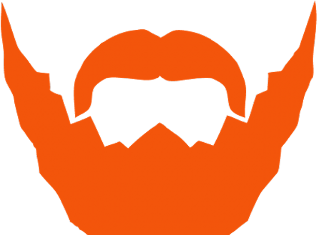 Beard Clipart Orange Beard - Png Download - Full Size Clipart (#2661914 ...