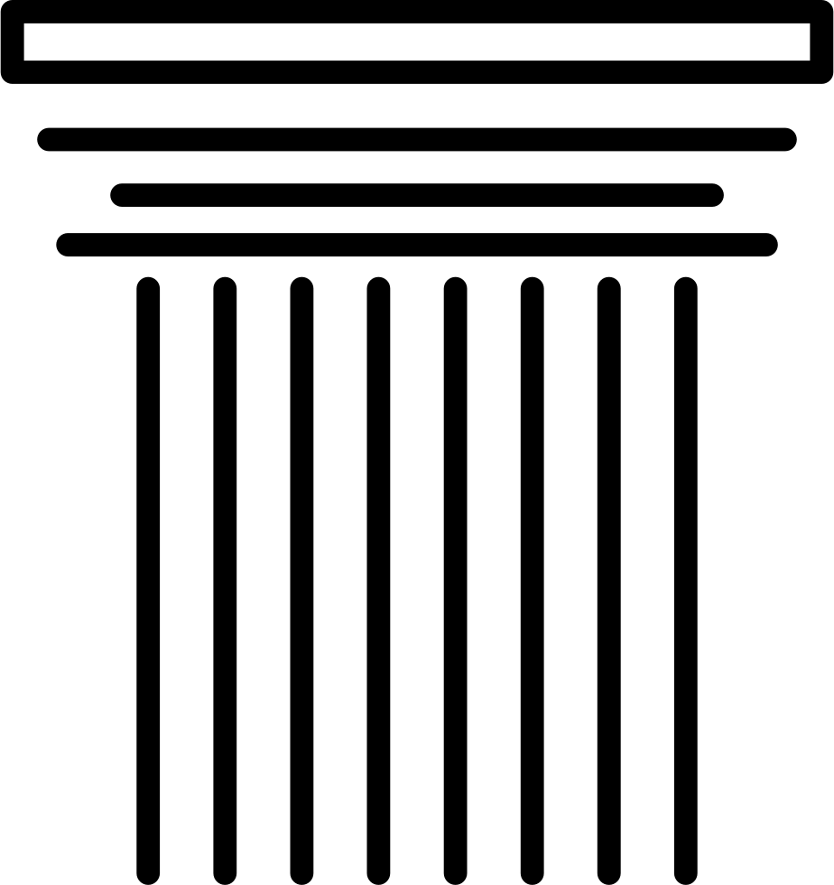Pillars Drawing 3 Greek Clipart - Full Size Clipart (#2667544) - PinClipart