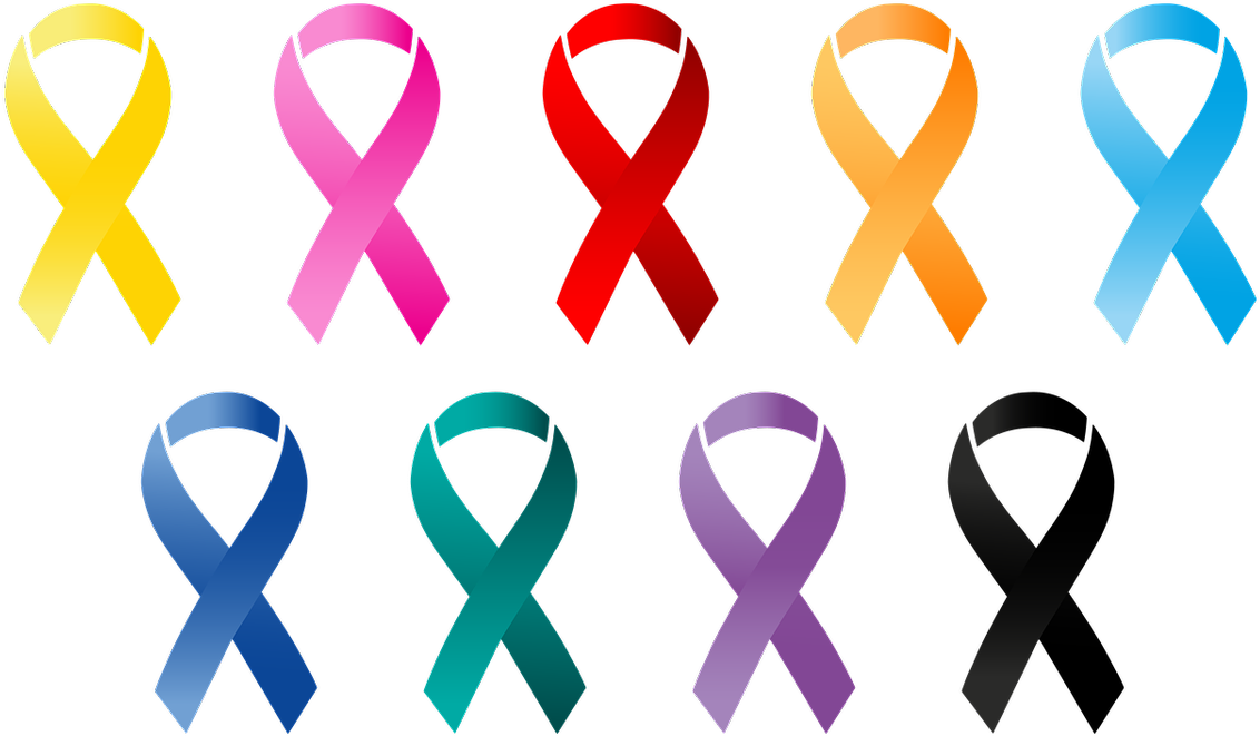 Hiv Ribbons, Many Colours Clipart - Full Size Clipart (#2678439 ...