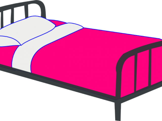 Bed Clipart Pink - Png Download - Full Size Clipart (#2692282) - PinClipart