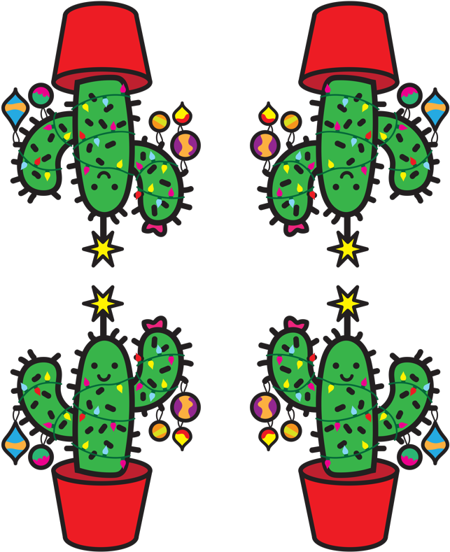 Christmas Cactus Clip Art - Png Download - Full Size Clipart (#2699285 ...