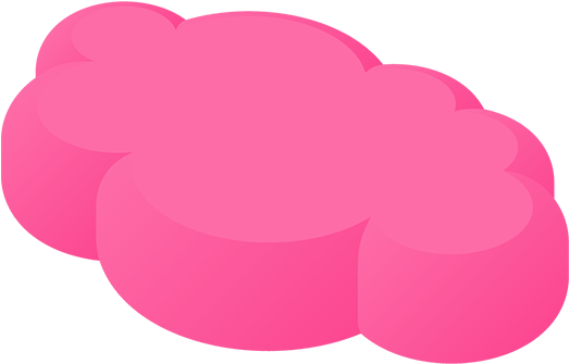 The Cloud Pink Clipart - Full Size Clipart (#2699821) - PinClipart