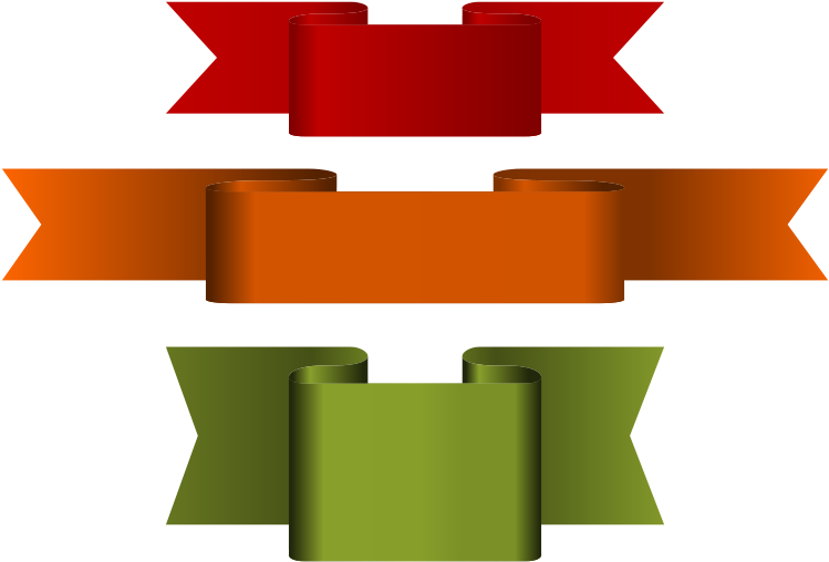 Free Ribbons Free Fall - Colored Transparent Banner Ribbon Clipart ...