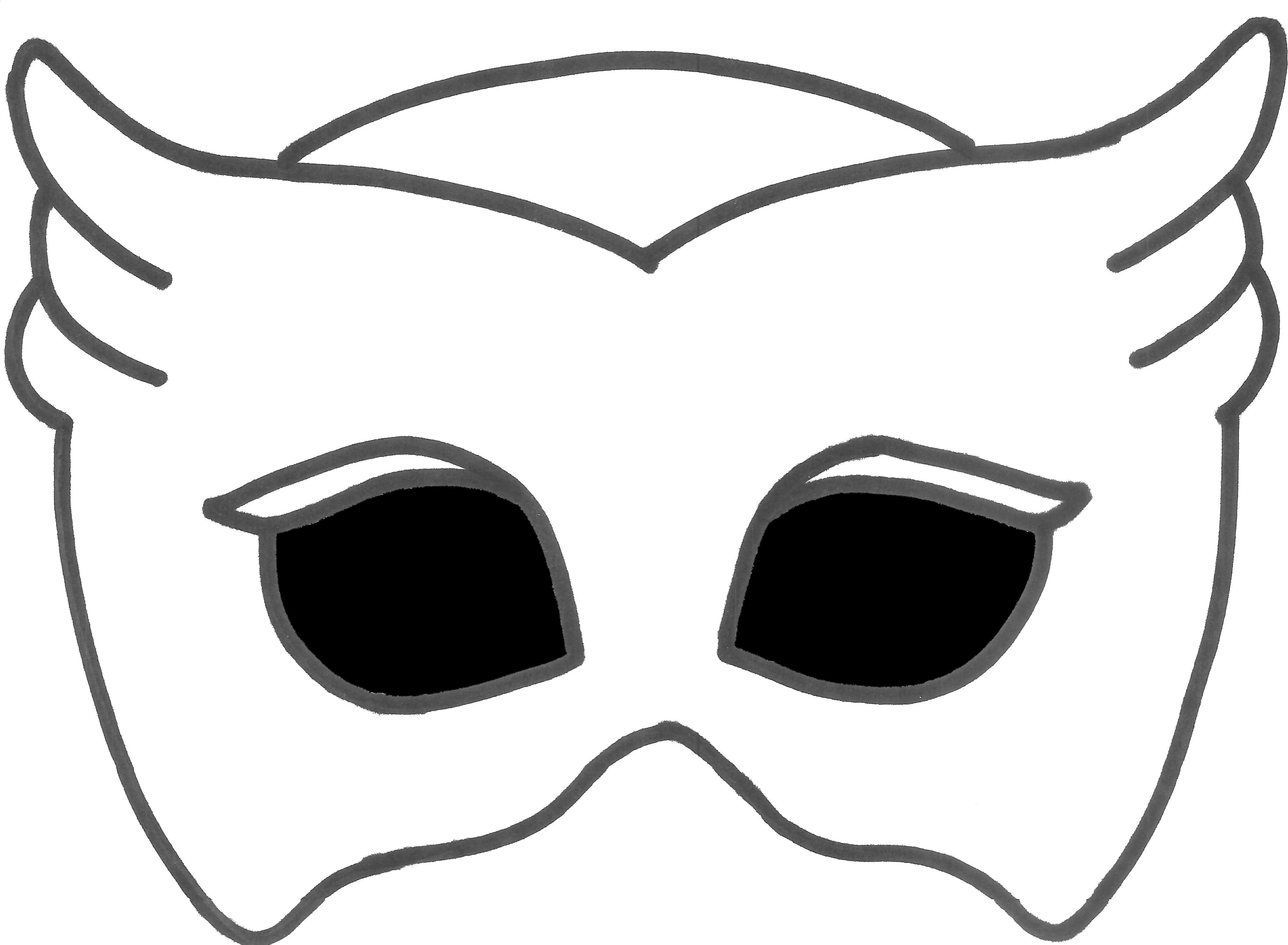 Printable Pj Masks Mask Clipart - Full Size Clipart (#273495) - PinClipart