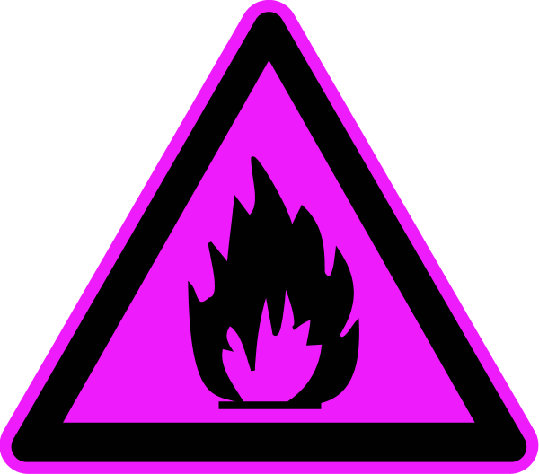 Fire Hazard - Hazard Symbols Clip Art - Png Download - Full Size ...