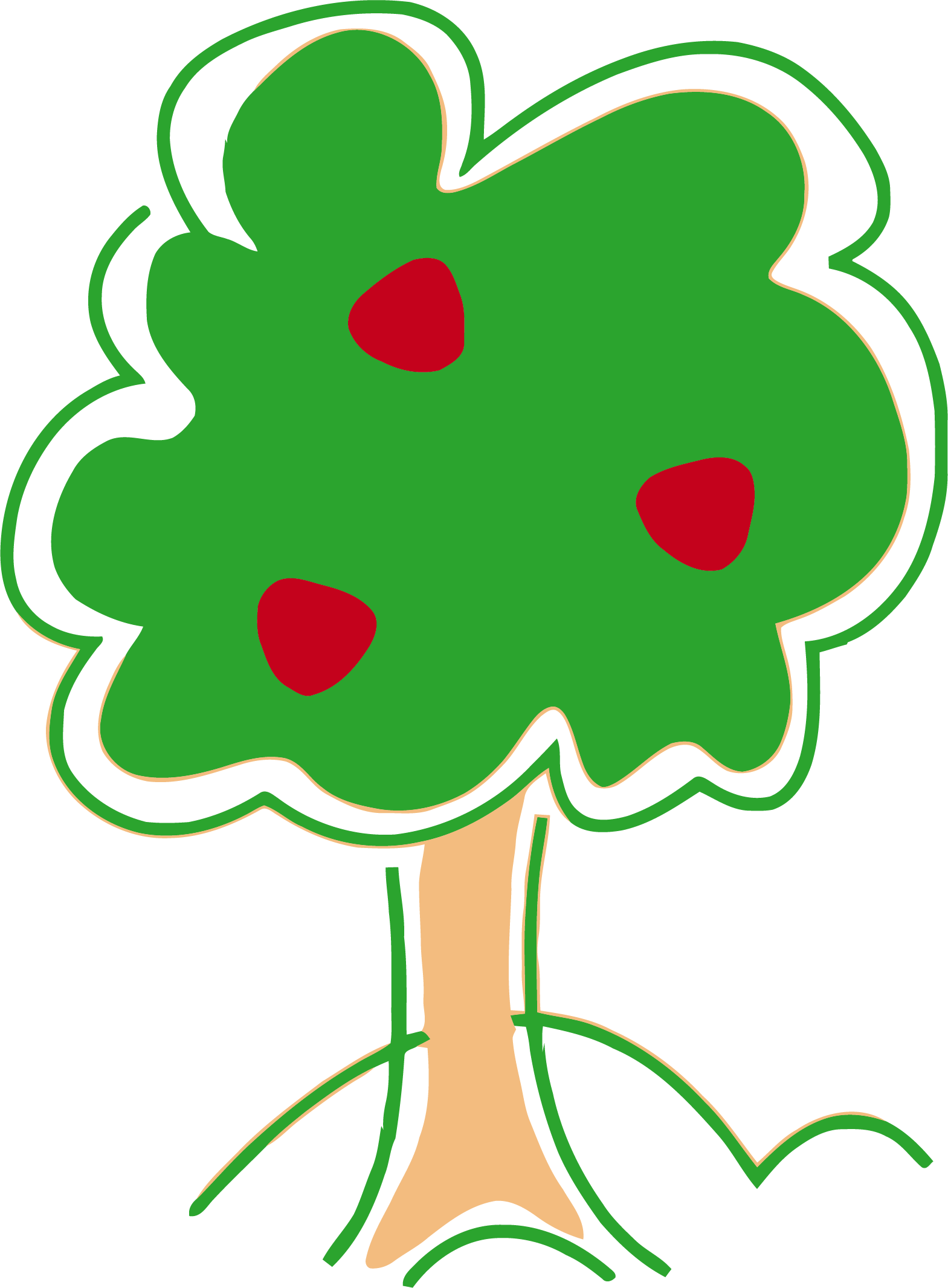 Download Tree Clipart, Apples, Clip Art, Apple - Cute Apple Tree ...