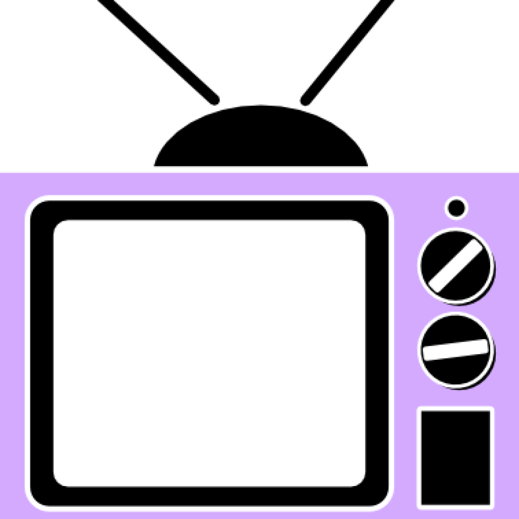 Tv Clipart Pink Tv Clip Art At Clker Vector Clip Art - Clip Art - Png ...