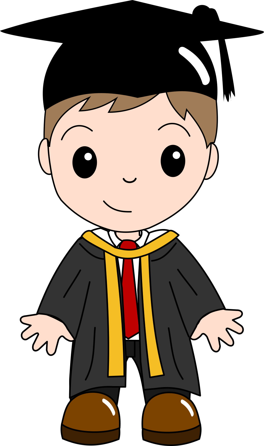 Download Graduation Ceremony Cartoon Clip - Graduation Boy Clipart Png ...