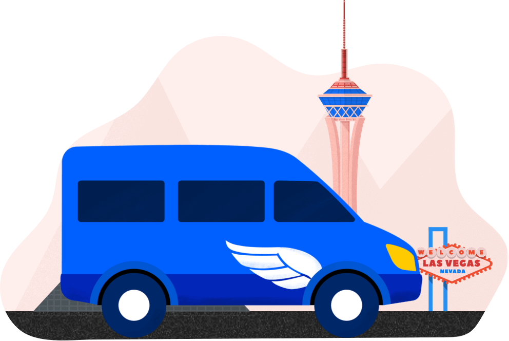 Supershuttle Las Vegas Airport Clipart - Full Size Clipart (#2710696 ...