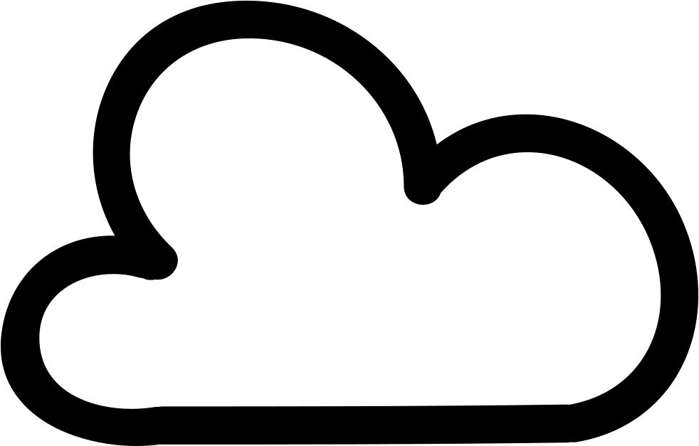 Cloud Hand Drawn Outline Comments Clipart - Full Size Clipart (#2710851 ...
