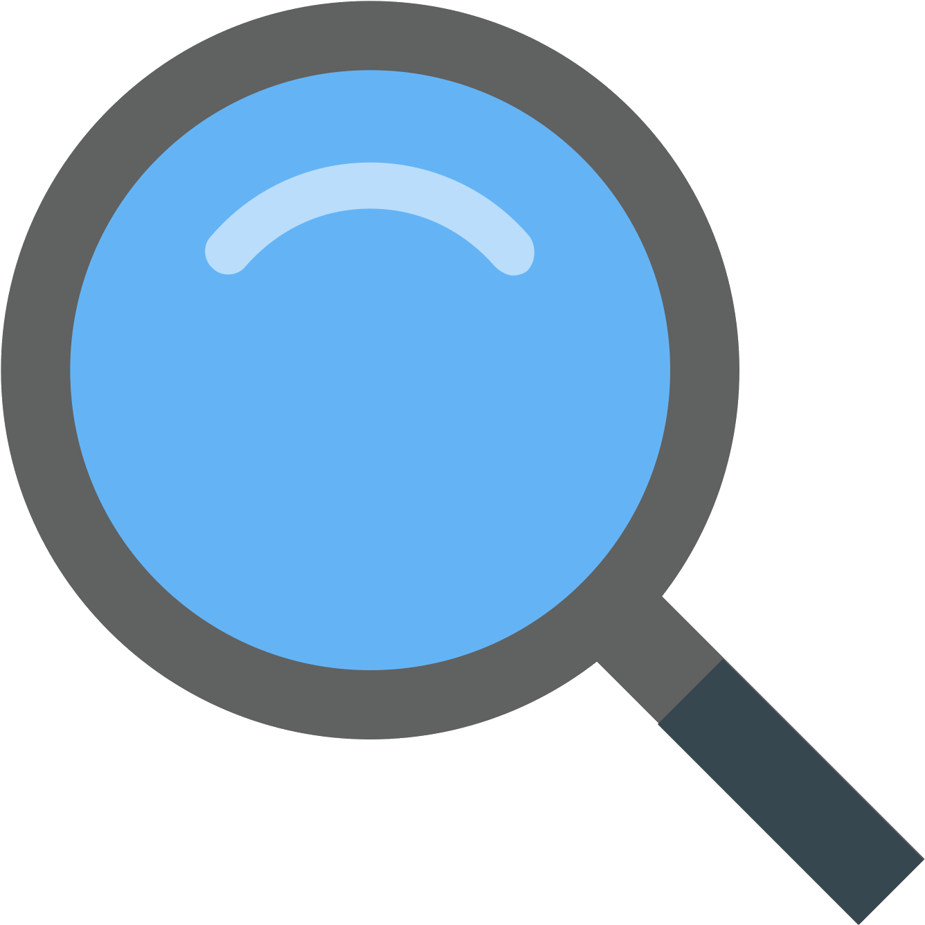 This Icon Is Supposed To Represent A Magnifying Glass Clipart - Full ...