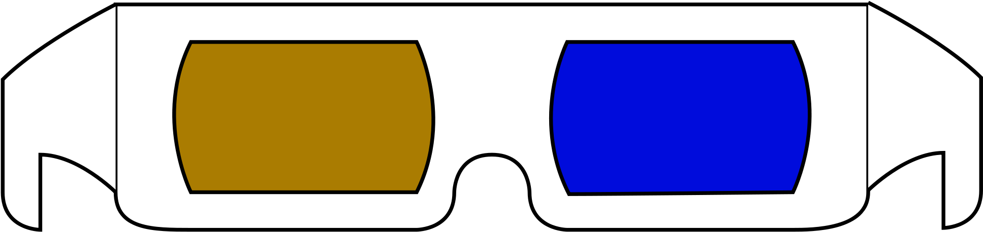 3d Glasses Colorcode Clipart - Full Size Clipart (#2719414) - PinClipart