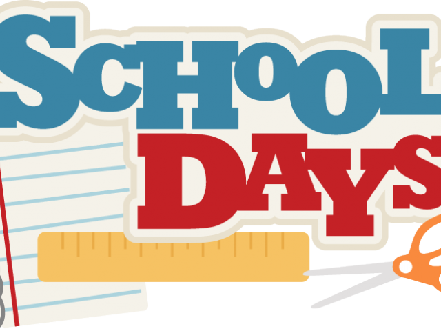 School Days Clipart - Png Download - Full Size Clipart (#2719939 ...
