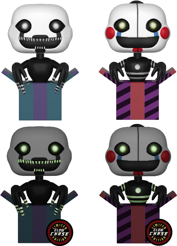 Edit[edit] Nightmarionne And Security Puppet Pops Clipart - Full Size ...