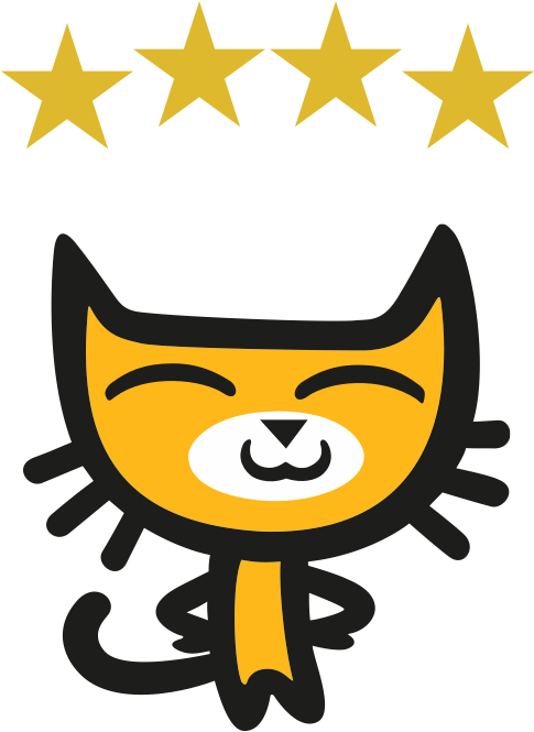 Cat 4 Star Gold Clipart - Full Size Clipart (#2740630) - PinClipart