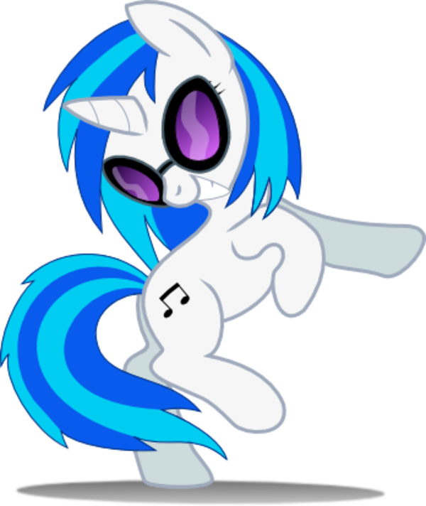 Dj P0n-3 / Vinyl Scratch Clipart - Full Size Clipart (#2744851 ...