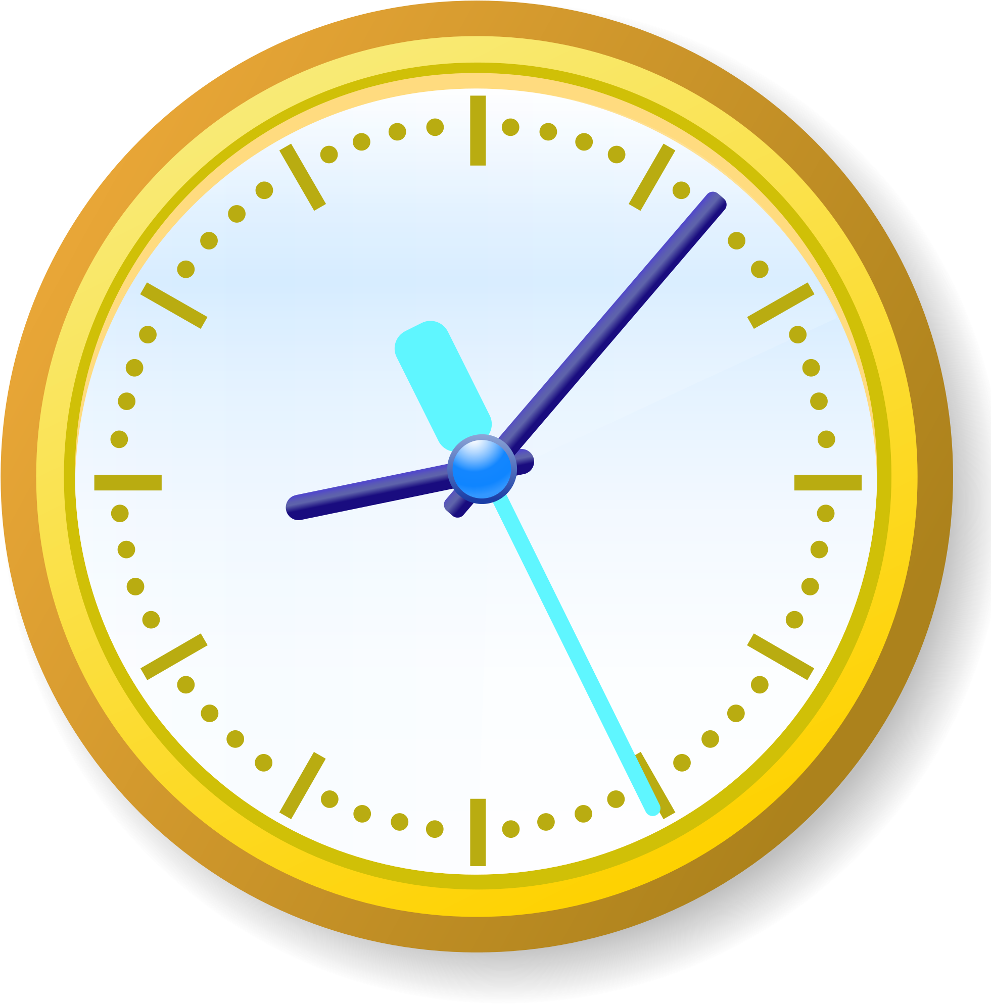 Clip Art Clock Svg Second - Png Download - Full Size Clipart (#2746415 ...