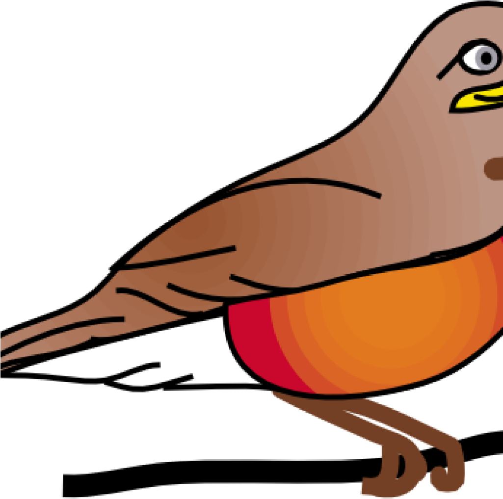 Robin Clipart Amercan Clip Art At Clker Vector Online - Png Download ...