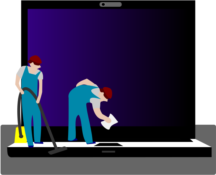 This Free Icons Png Design Of Laptop Cleaning , Png Clipart - Full Size ...