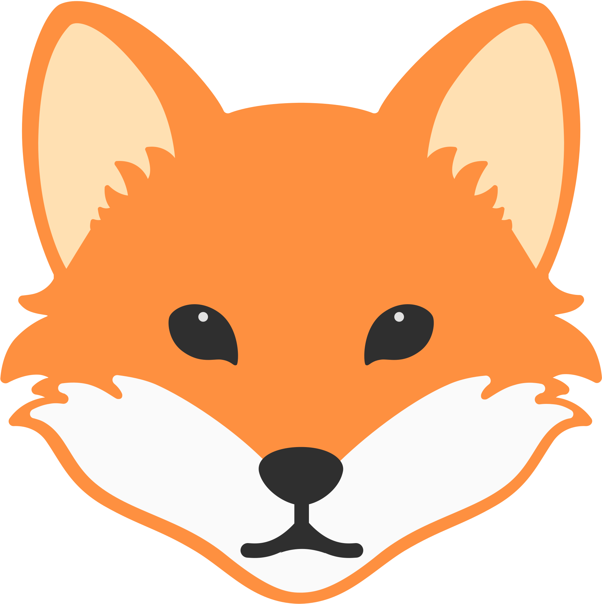 Fox Emoji Png Clipart - Full Size Clipart (#2755118) - PinClipart