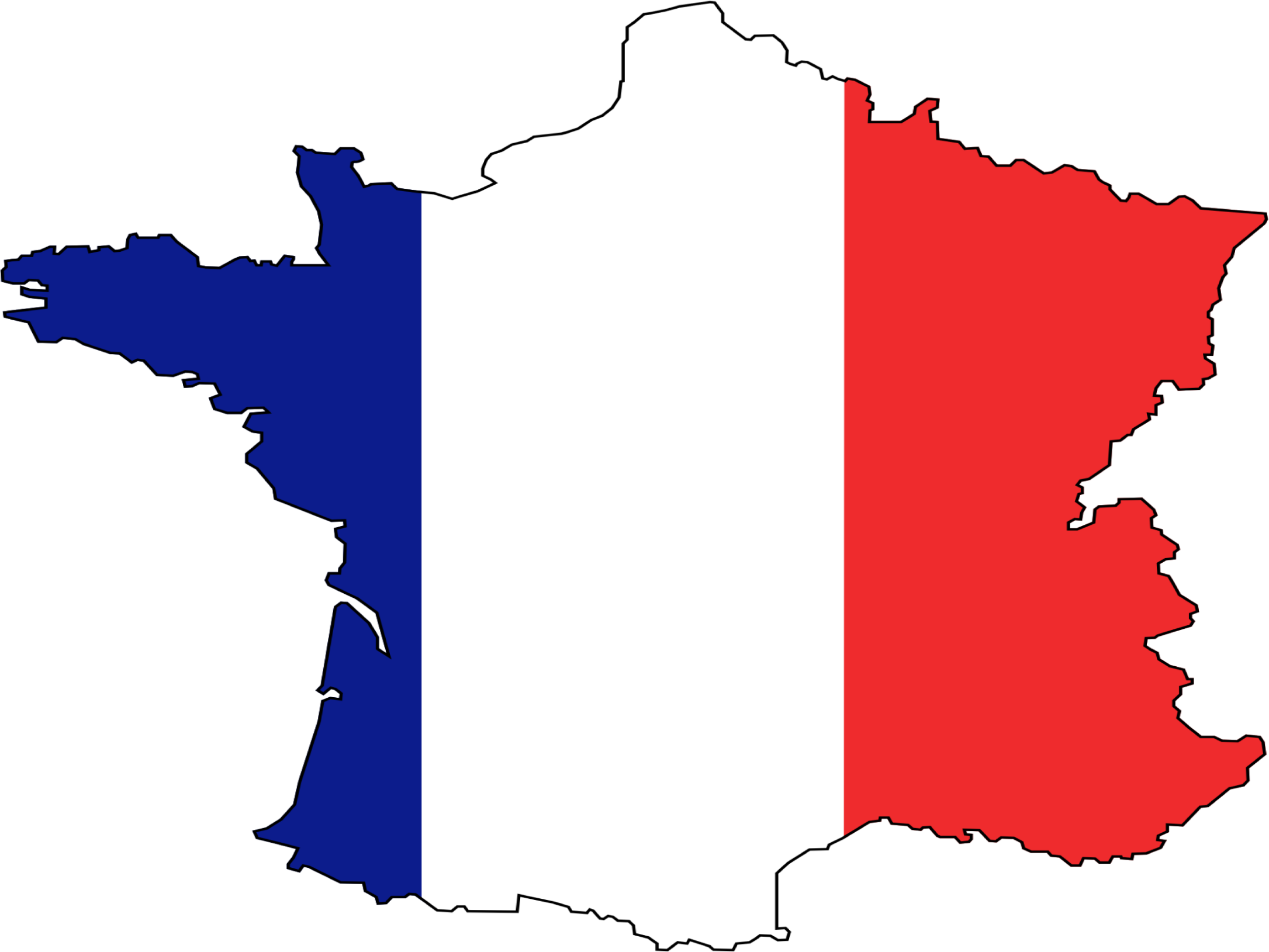 Map Of France Clipart - Full Size Clipart (#2756758) - PinClipart
