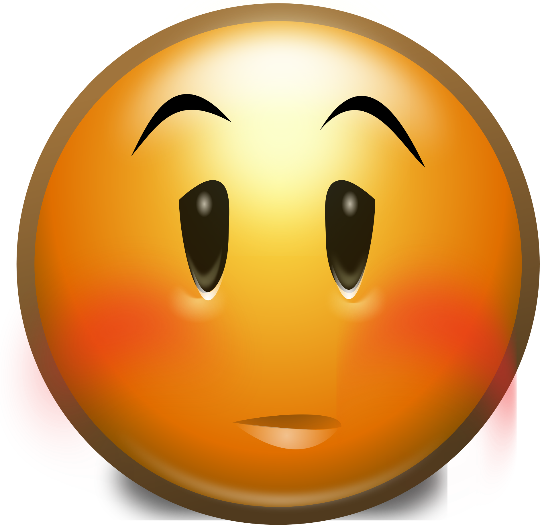 Embarrassed Face Clipart