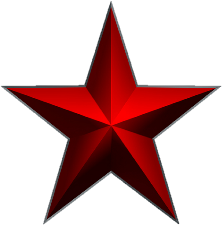 Red Star Clipart - Png Download - Full Size Clipart (#2770416) - PinClipart