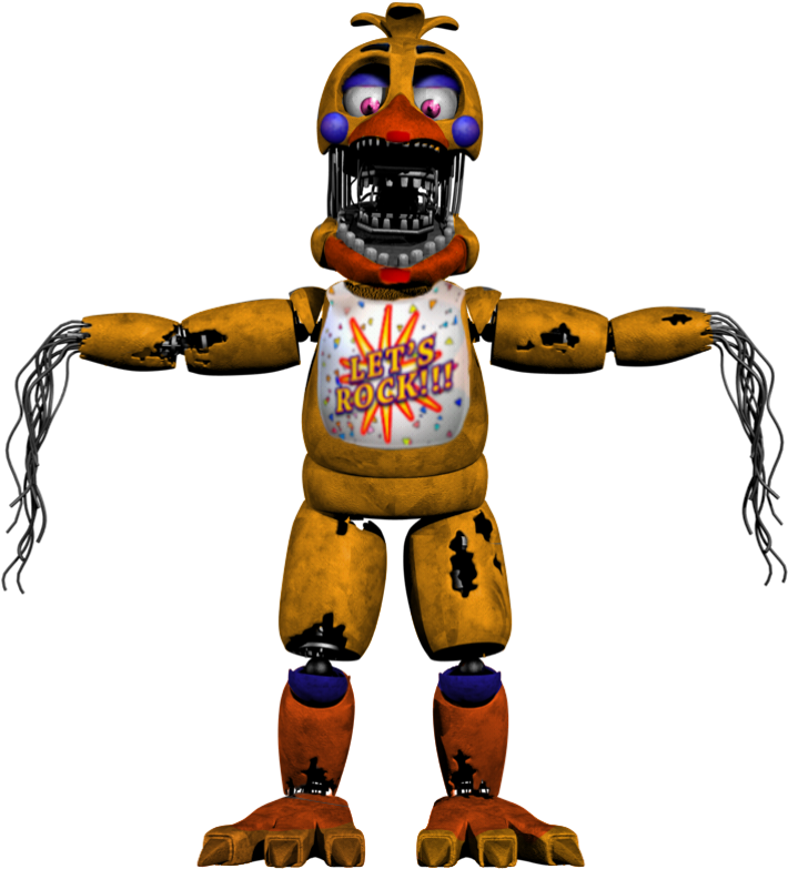 Download Rockstar Withered Chica Fnafedit คนไทยแต่งรูป Clipart ...