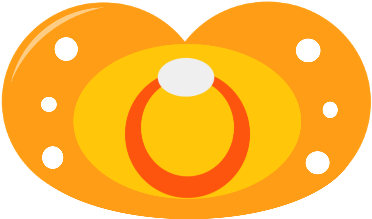 Pacifier Clipart - Png Download - Full Size Clipart (#2773056) - PinClipart