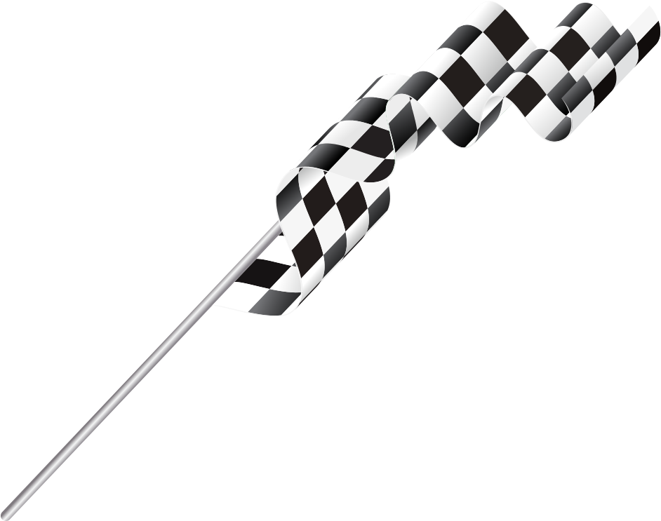 Clipart Elegant Racing Checkered Flag In - Png Download - Full Size ...