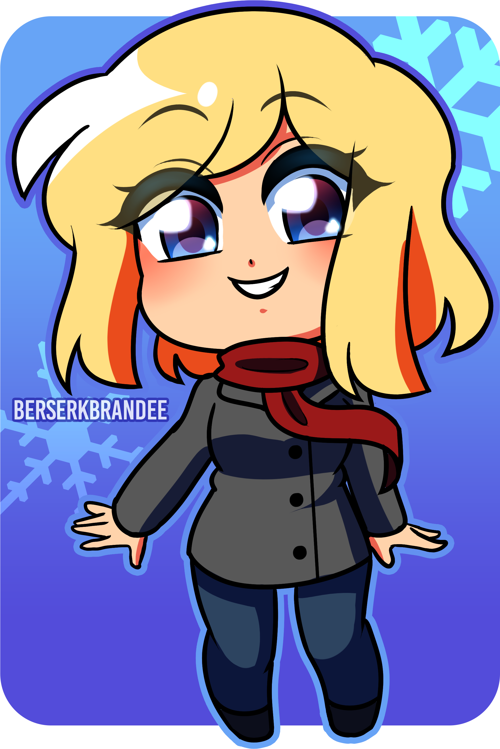 I'm Doing Winter/holiday Themed Chibi Commissions For Clipart - Full ...