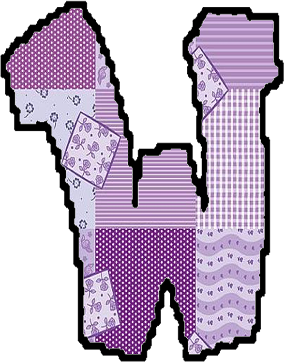 Elaborei Este Alfabeto Em Patchwork E Estou Compartilhando Clipart ...